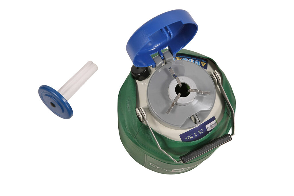 RÉSERVOIR POUR AZOTE LIQUIDE YDS 2-30 NIVEAU SIMPLE - Cryofarm
