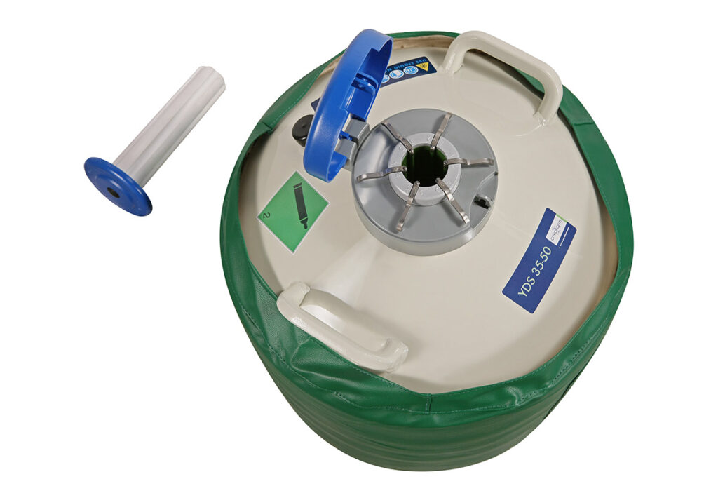 RÉSERVOIR POUR AZOTE LIQUIDE YDS 35-50 NIVEAU SIMPLE - Cryofarm