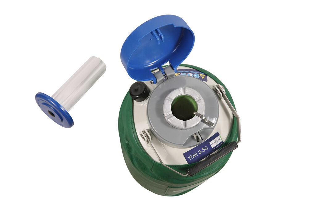 RÉSERVOIR POUR AZOTE LIQUIDE YDH 3-50 - Cryofarm