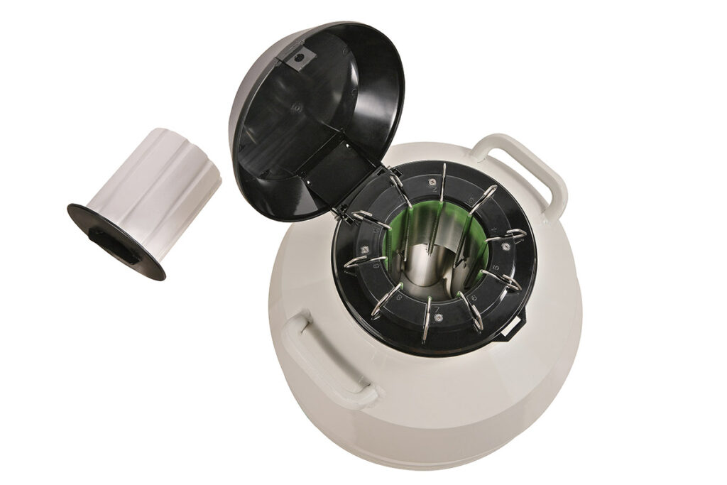 RÉSERVOIR POUR AZOTE LIQUIDE ET 40/10 - Cryofarm