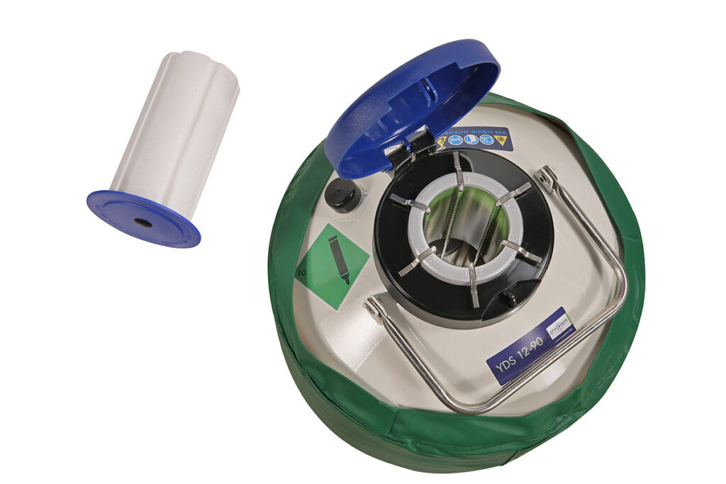 RÉSERVOIR POUR AZOTE LIQUIDE YDS 12-90 NIVEAU SIMPLE - Cryofarm