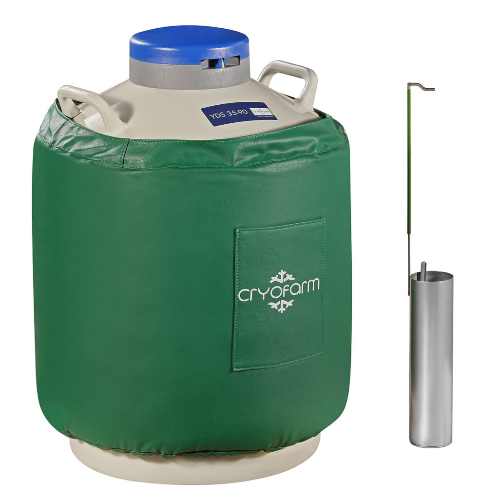 RÉSERVOIR POUR AZOTE LIQUIDE YDS 35-90 DOUBLE NIVEAU - Cryofarm